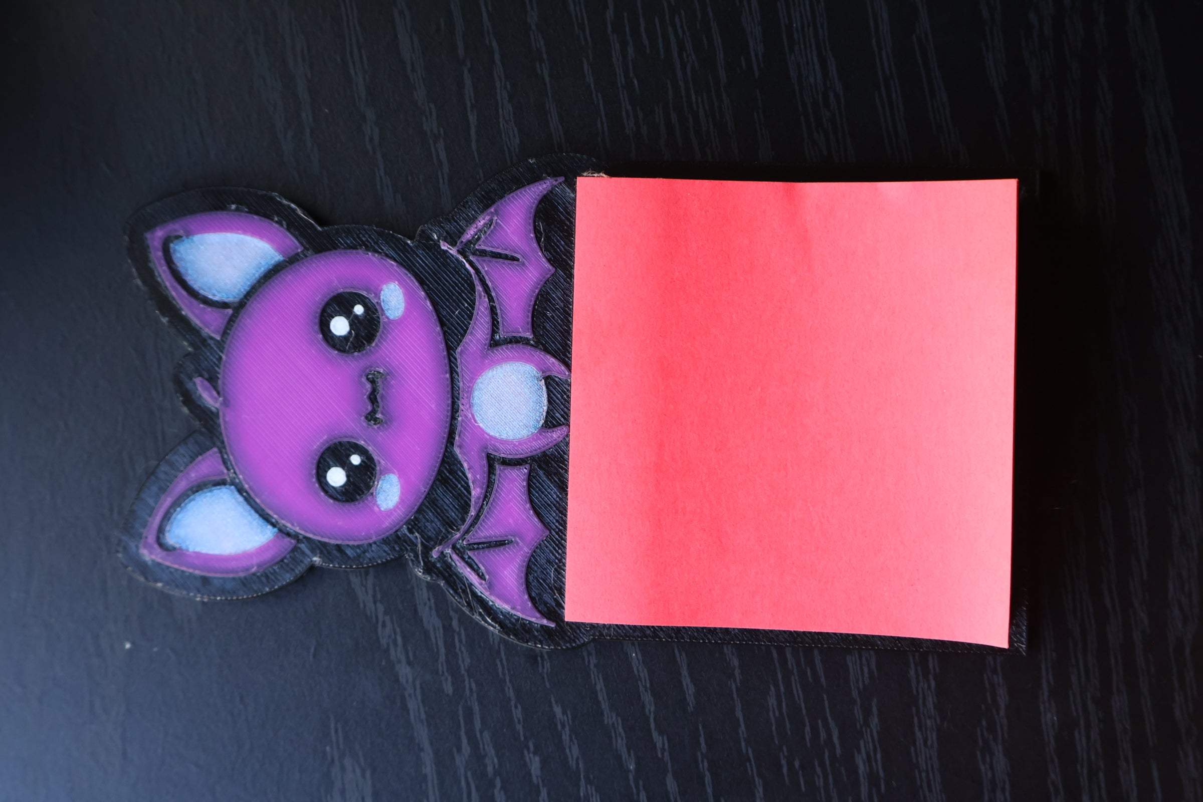 CUTE BAT POST IT NOTE HOLDER – Dark Knight Custom Laser Engraving